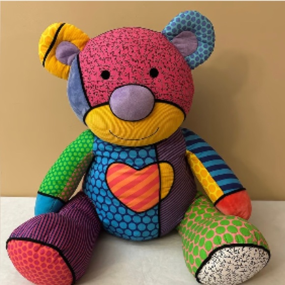 Romero Britto | Toys | Britto 5 Romero Britto Pop Plush Tallulah Bear ...